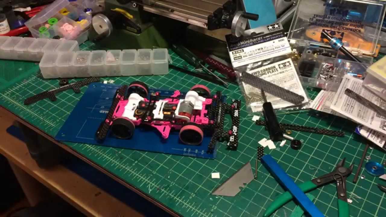 Tamiya Mini 4WD VS chassis speedtech project with body damper system ...