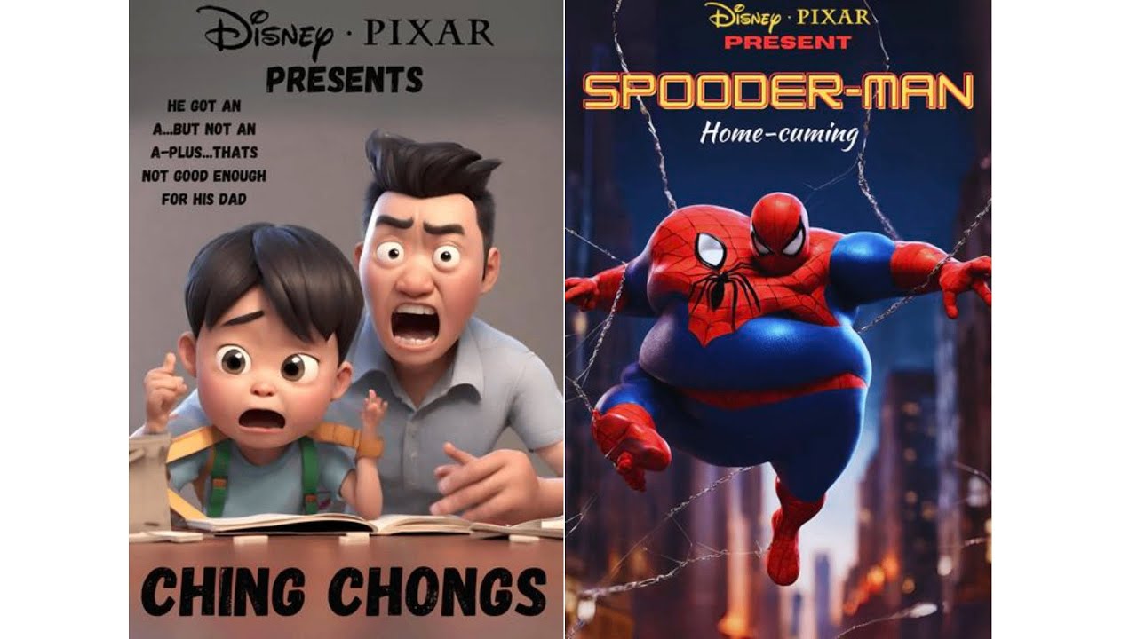 ai being wild💀 ai generated Disney Pixar movie posters pt.3 #ai #pixar ...