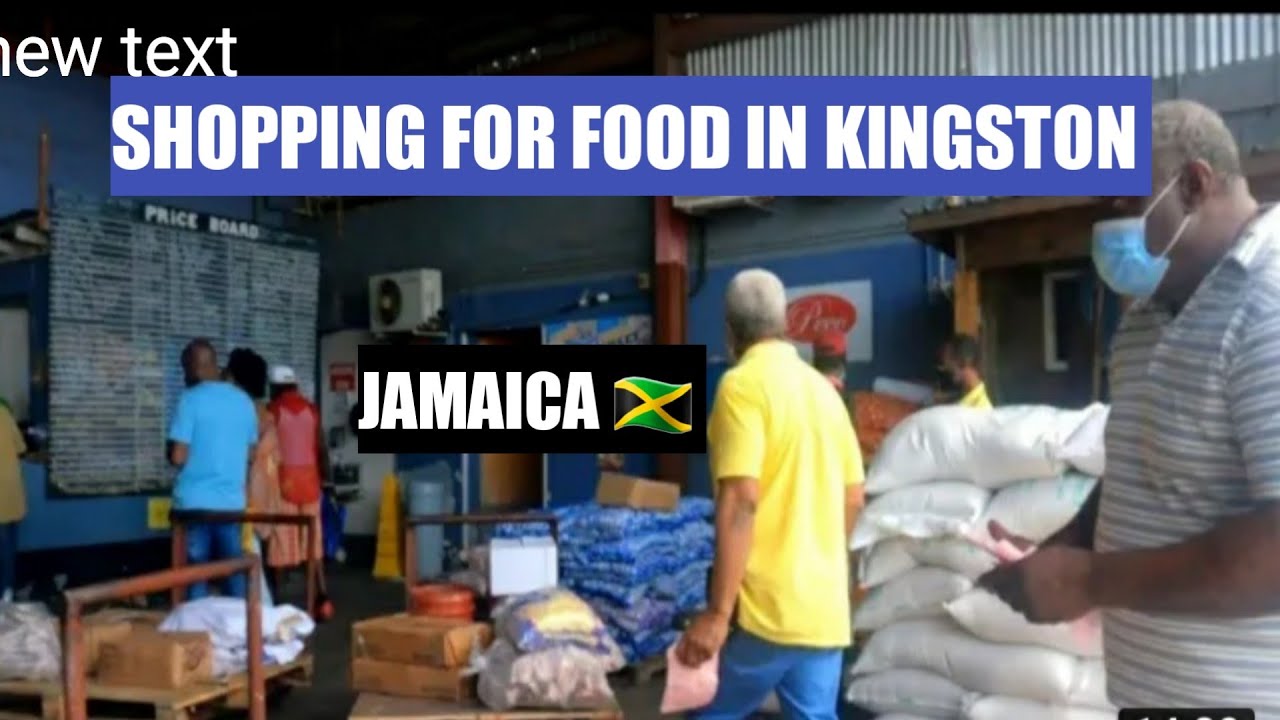 Shopping For Food In Kingston Jamaica Spanish Grain Store - YouTube