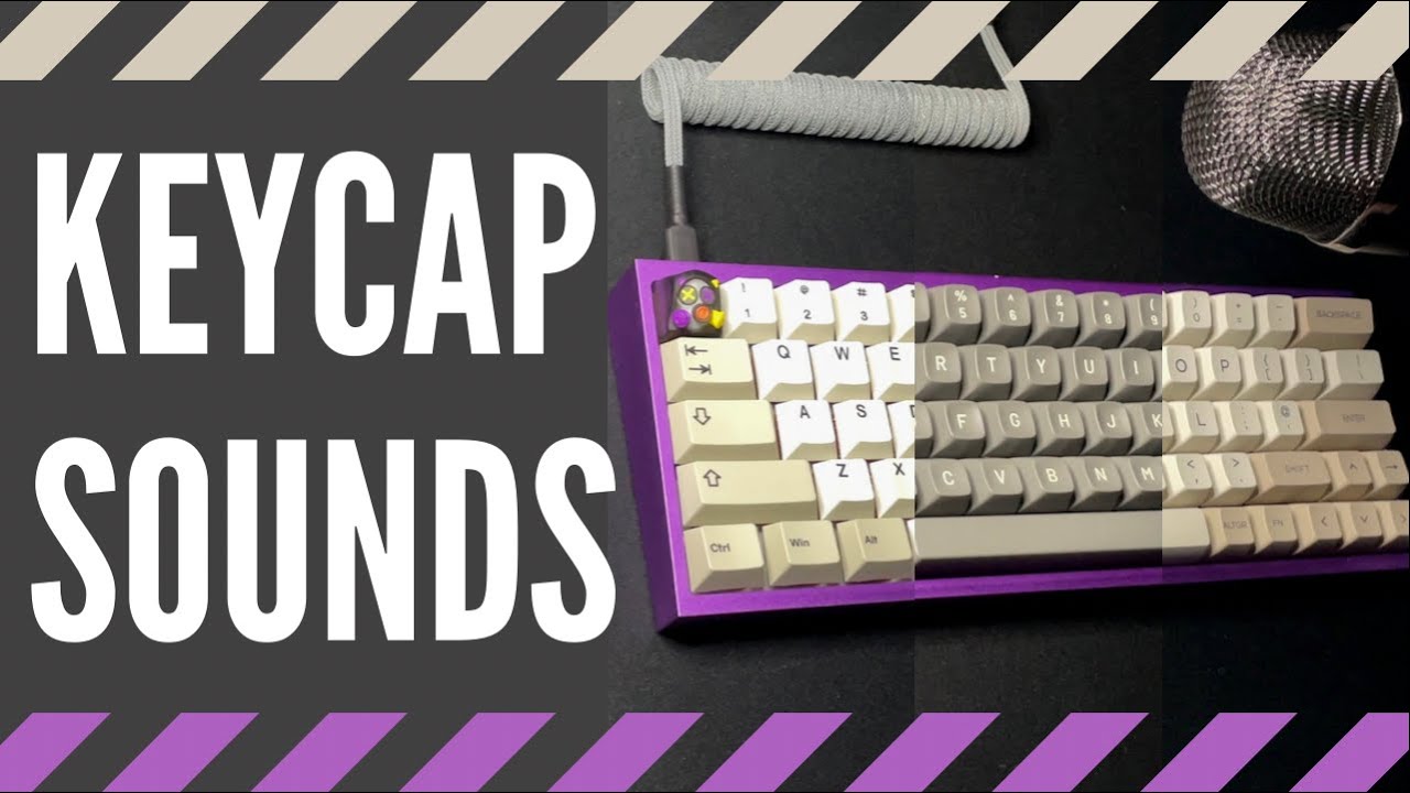 Cherry vs SA vs MT3 keycaps - Sound comparison - YouTube