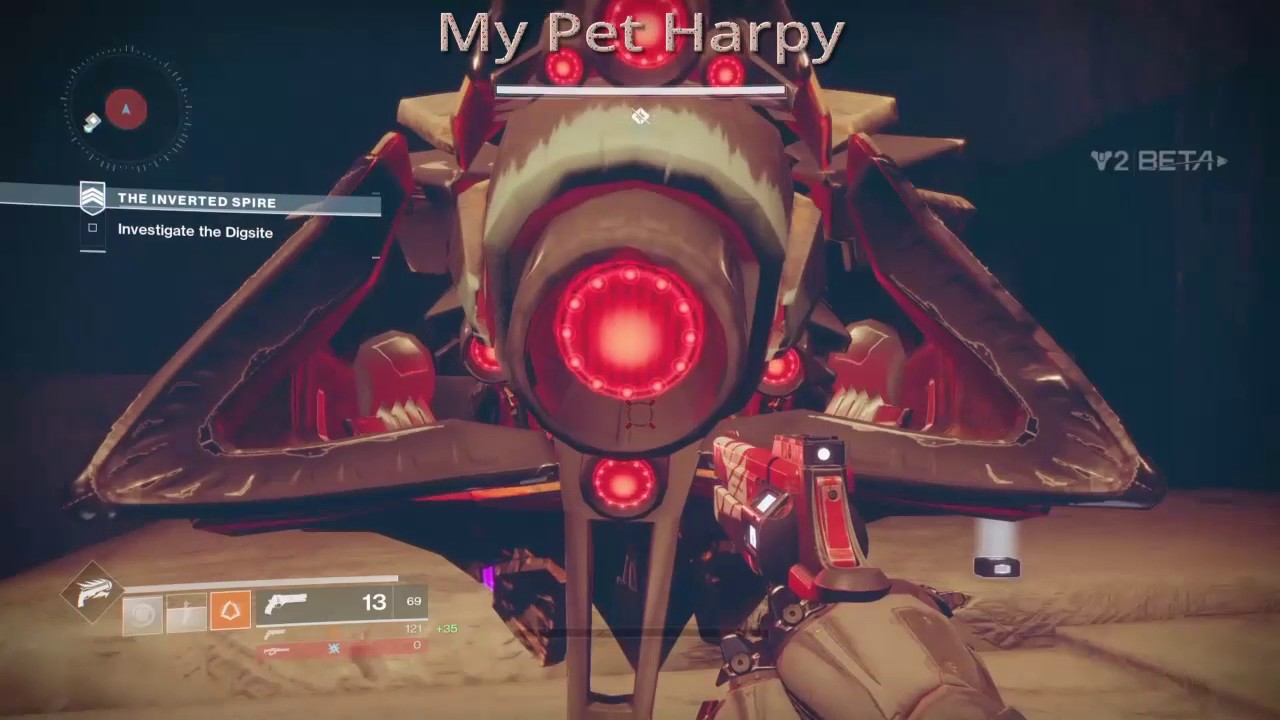 Destiny 2 My Pet Harpy!! - YouTube