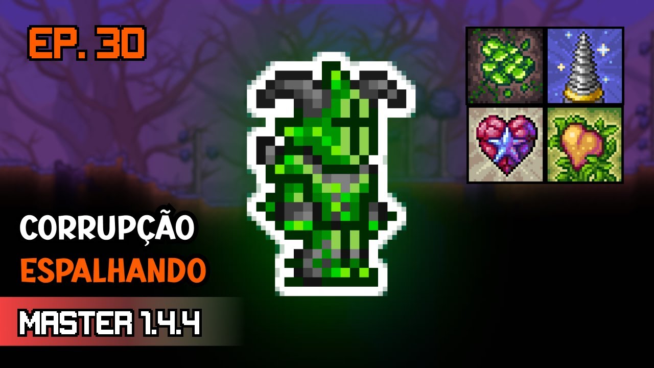 CORRUPÇÃO, NOVA ARMADURA DE CLOROFITA E MAIS CONQUISTAS! - Terraria 1.4 ...