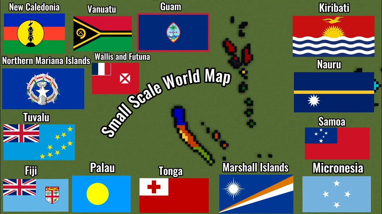 Small Scale in Minecraft Part 37: Oceania Islands - YouTube