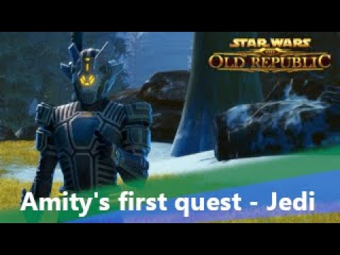 SWTOR Amity's first quest - Jedi - YouTube