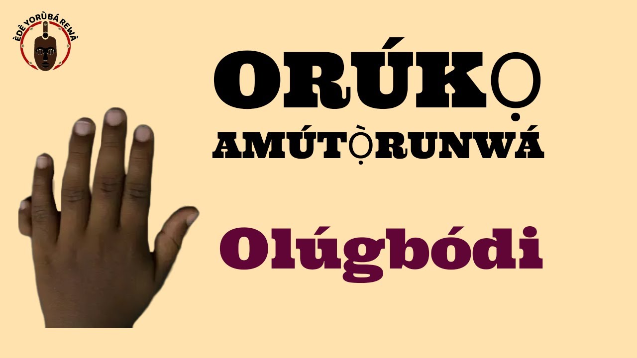Olugbodi - How To Pronounce and Write some Yoruba Names from birth in ...