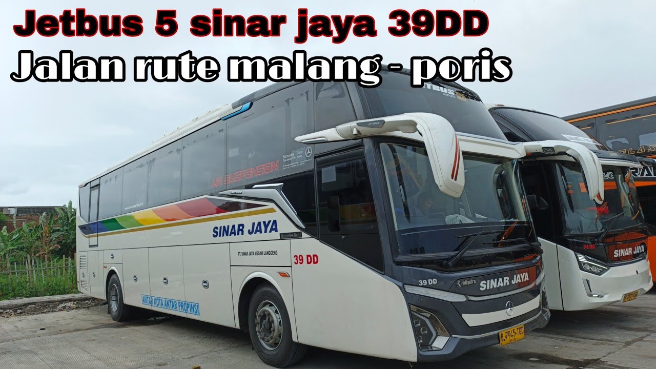 Rolingan istimewa pakai jetbus 5 mercy 1626 euro 4 sinar jaya 39DD ...