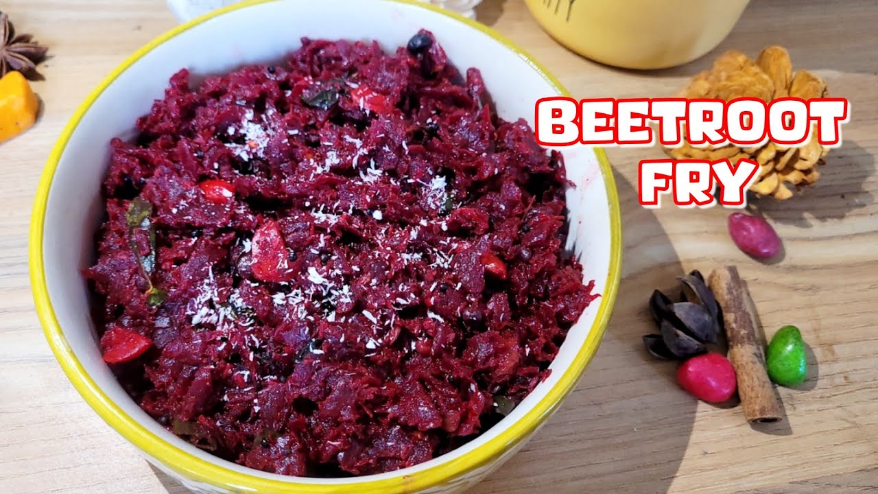 Beetroot Fry | South Indian Style Beetroot Stir Fry | Nutritous and ...