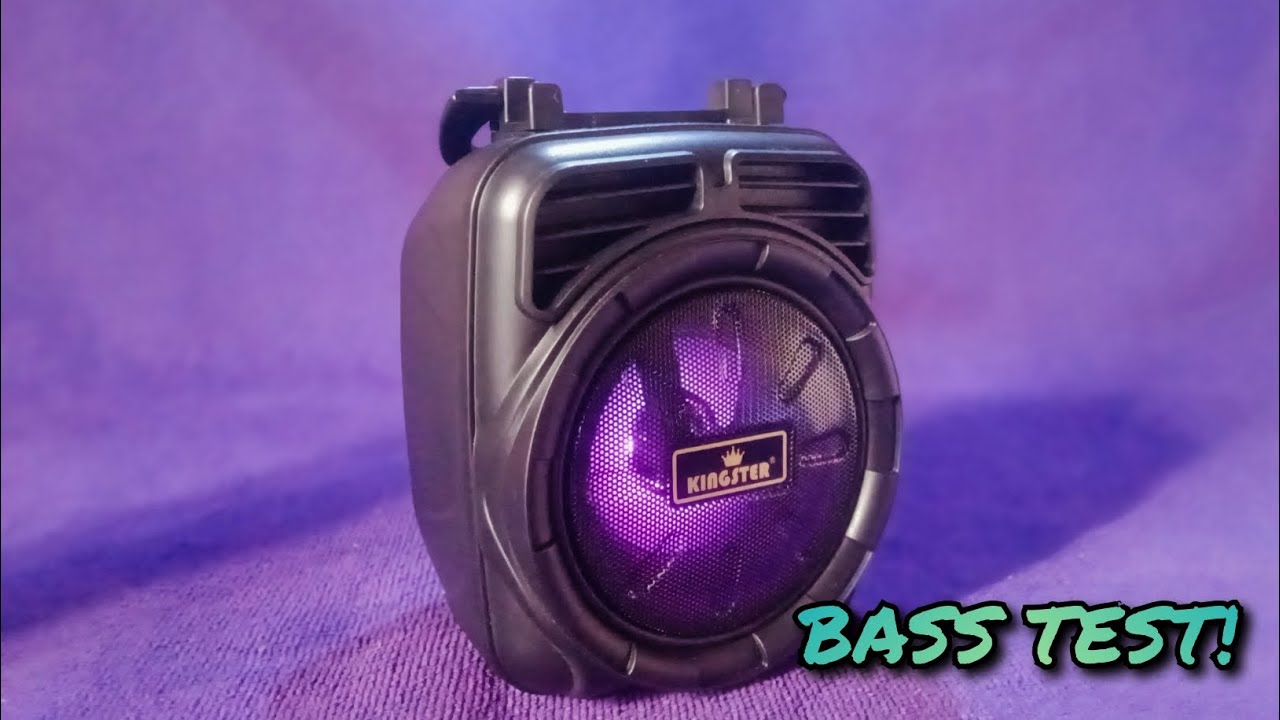 KINGSTER Portable Wireless Speaker! | Quick Review and Sound Test ...
