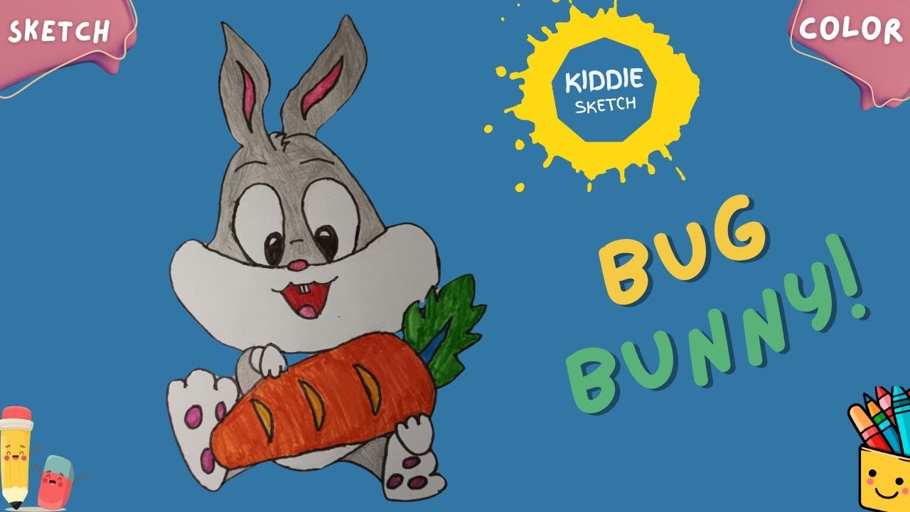 how to draw bugs bunny|bugs bunny drawing|BugsBunny drawing step by ...