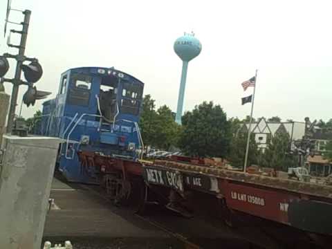 Metra NIRC SW1500 6 Fox Lake work train - YouTube