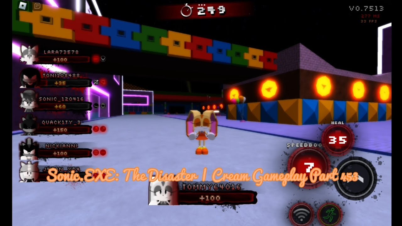 Sonic.EXE: The Disaster | Cream Gameplay Part 453 - YouTube