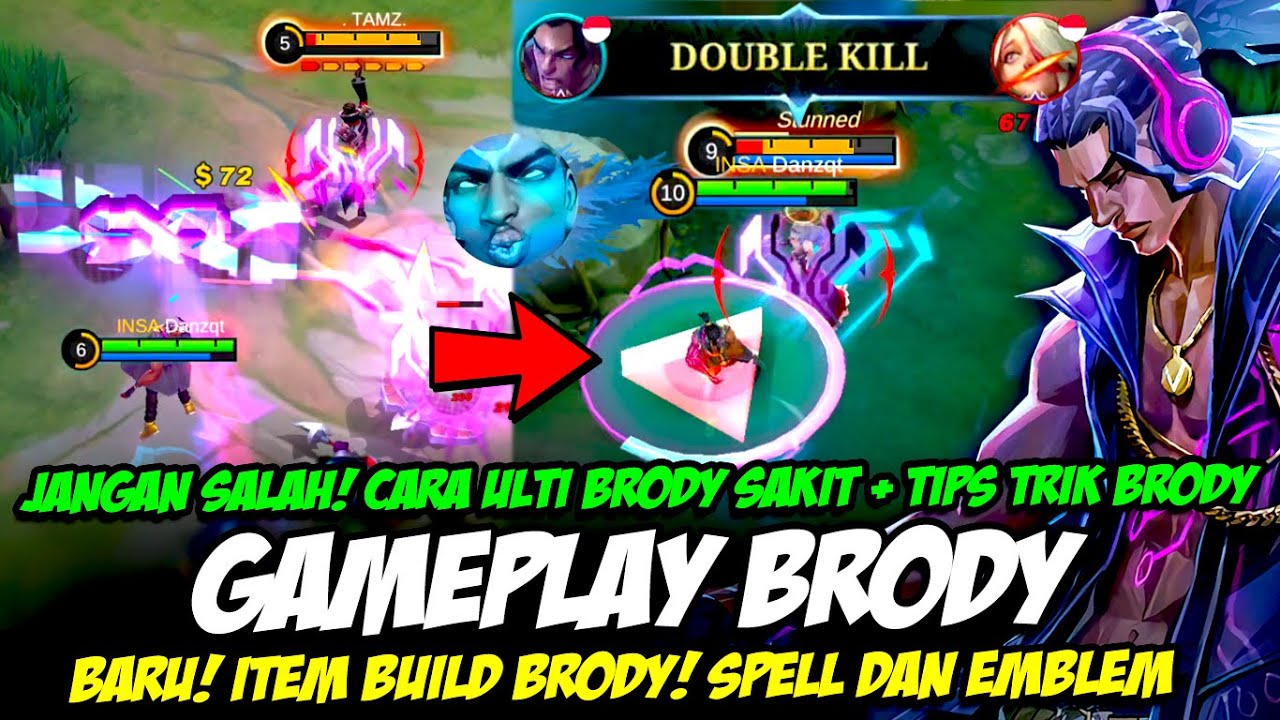 CARA MAIN BARU ITEM & BUILD BRODY PALING SAKIT 2023 COMBO SKILL BRODY TUTORIAL & GAMEPLAY BRODY ...