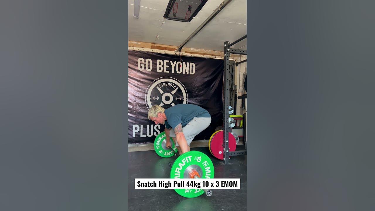 Snatch High Pull 44kg 10 x 3 EMOM - YouTube