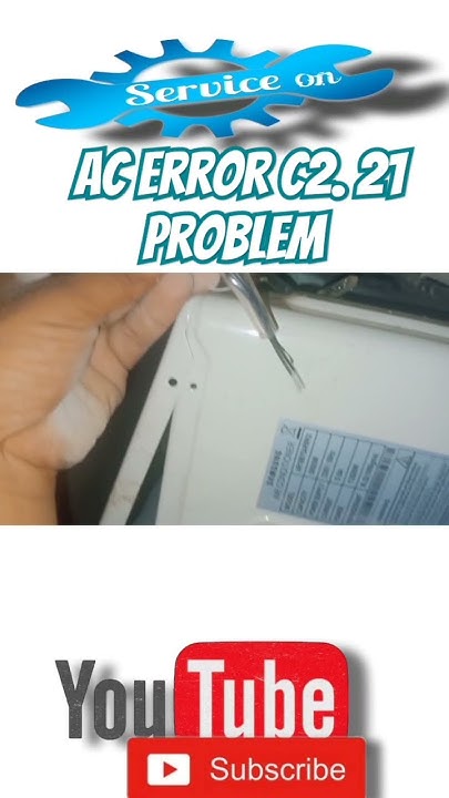 ac error c2 21 problems #youtubeshorts #samsung.ac - YouTube
