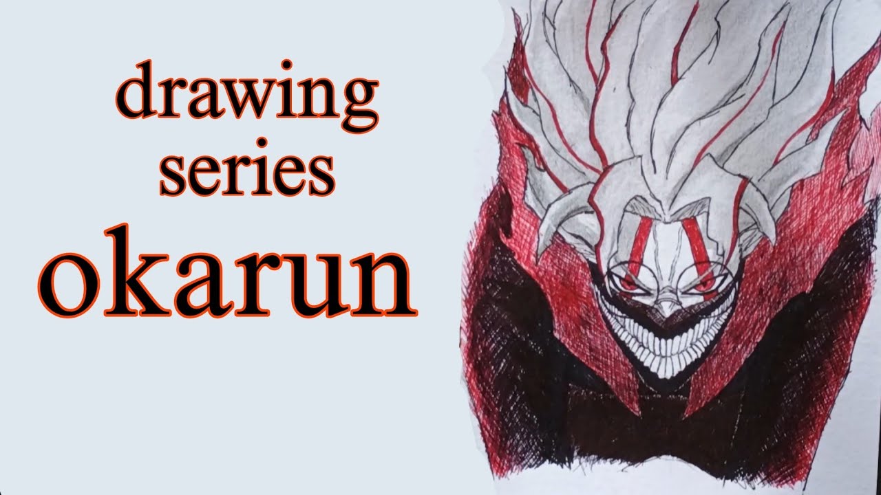 drawing 100 anime characters series part-6 ( okarun ) from dandadan ...