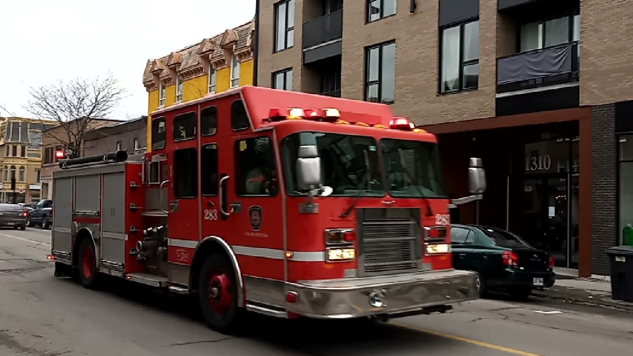 MONTREAL FIREFIGHTERS RESPONSE ON RUE ONTARIO 11 27 20 - YouTube