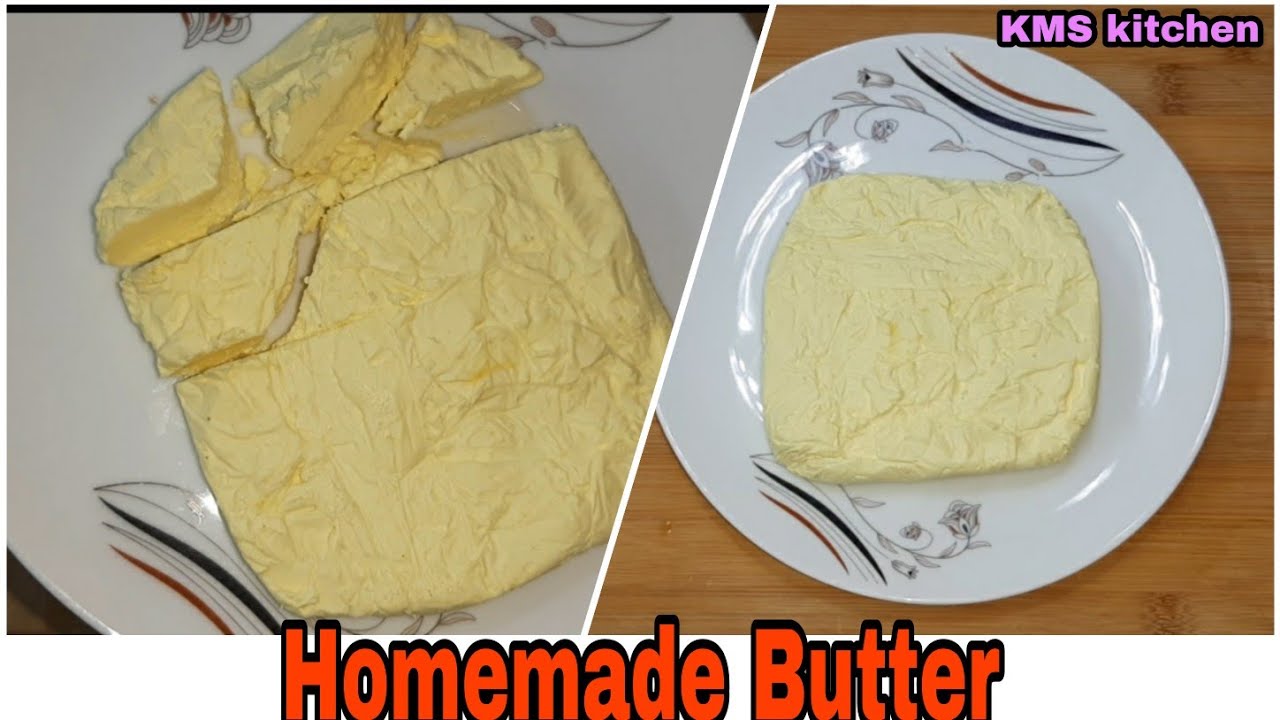 দুধের সর দিয়ে দোকানের মতো পারফেক্ট বাটার তৈরির রেসিপি।Butter recipe.Homemade Butter.KMS kitchen ...