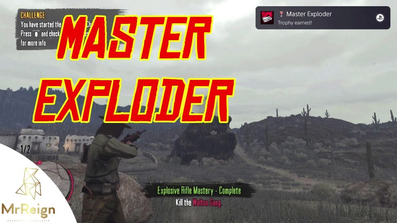 Red Dead Redemption 2023 - Master Exploder Guide - Master Exploder Trophy Guide - YouTube