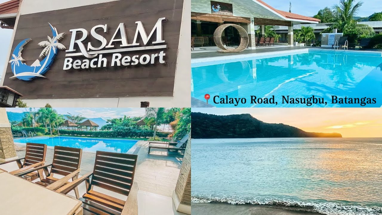 RSAM BEACH RESORT | NASUGBU BATANGAS (ROOM TOUR, AMENETIES, BEACH ...