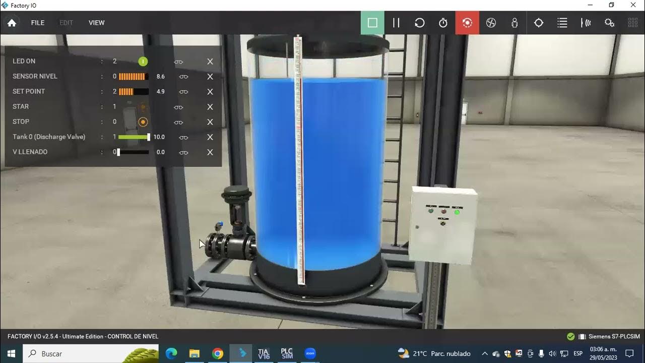 SIMULACION DE UN SISTEMA DE LLENADO DE TANQUE CON PID (TIA PORTAL Y ...