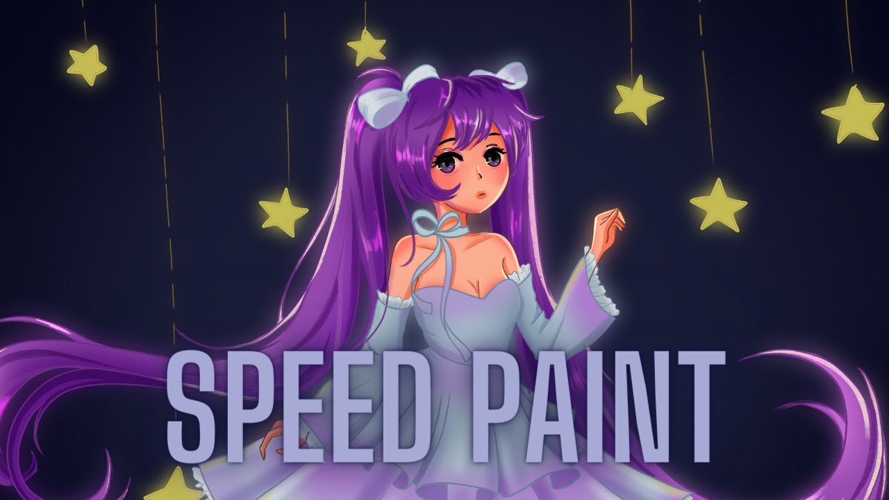 Speed Paint | Anime Girl Digital art Time-lapse Video - YouTube