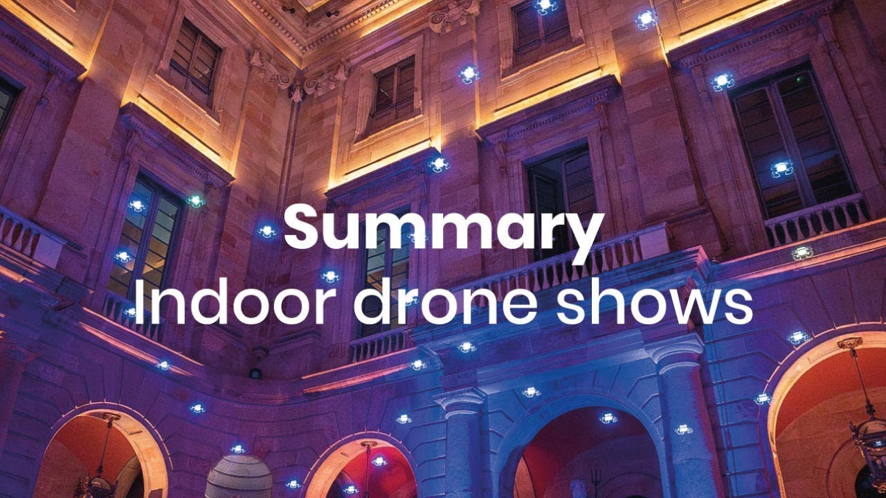 Indoor Drone Show - Espectáculo con drones de interior - by Flock Drone ...