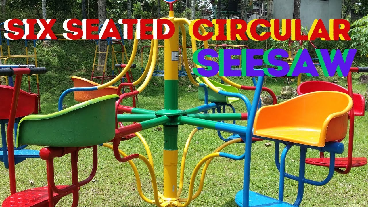 Steel/Fiber kids merry-go-rounds for kids play ground equipment - YouTube