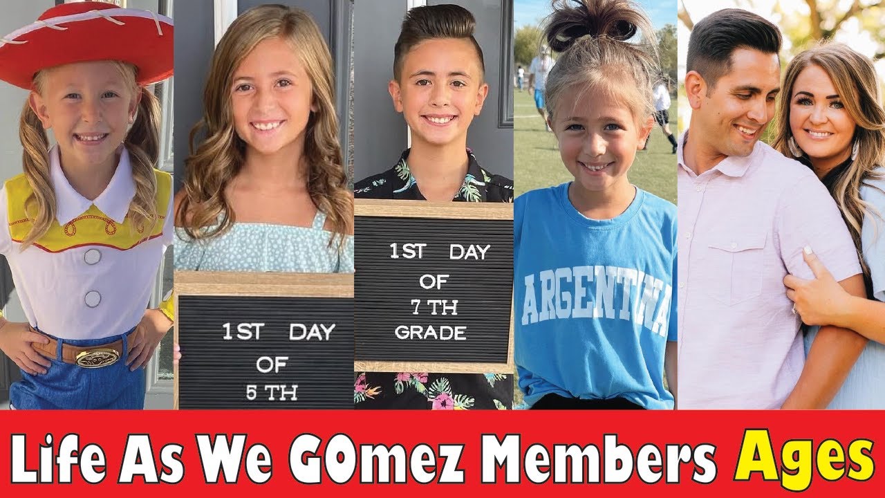 Life As We GOmez Members Real Name And Ages 2025 - YouTube