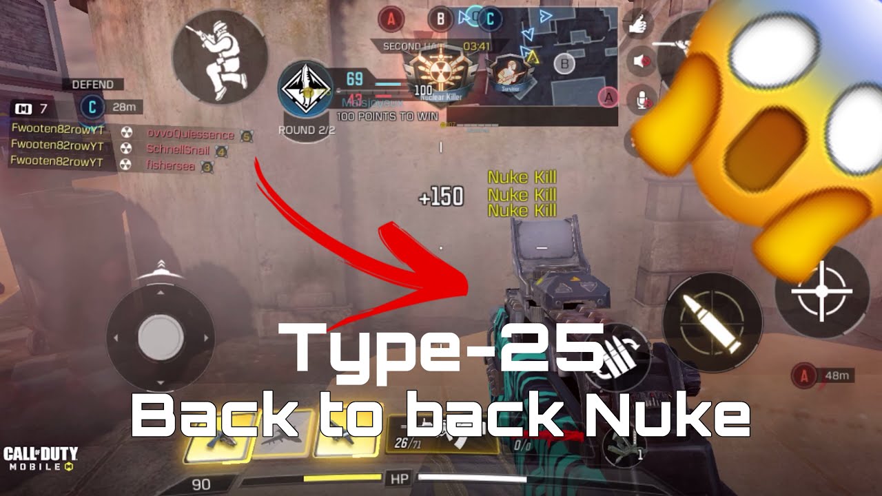 BEST BACK TO BACK CLASS SETUP TYPE-25|NUKE BOMB 😱 - YouTube