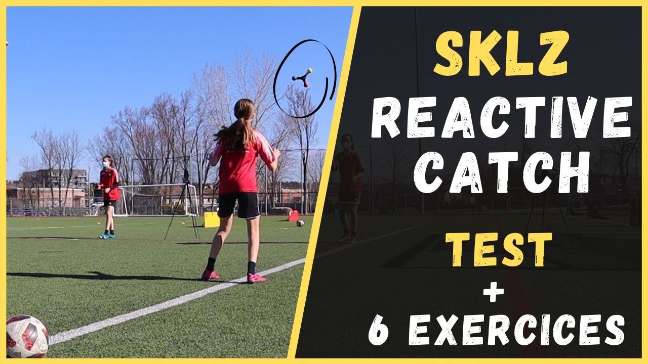 SKLZ reactive catch TEST⎪Exercices cognitifs football⎪CogiFit - YouTube