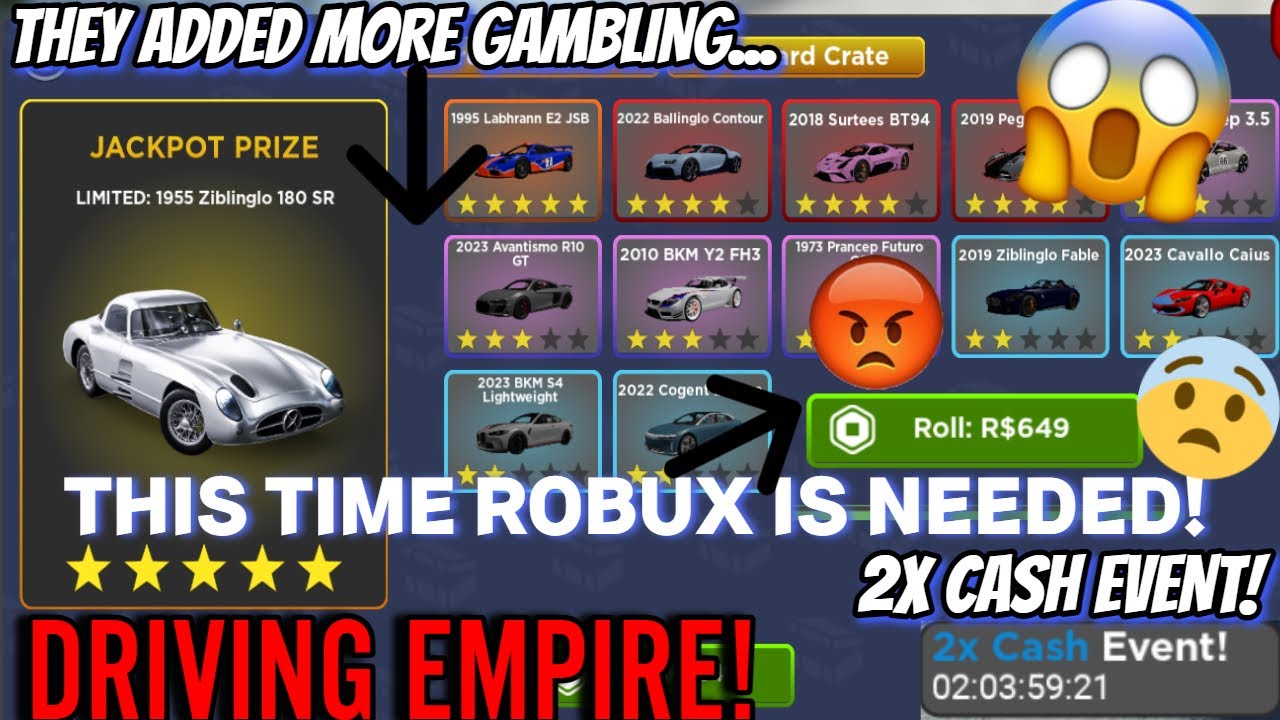 |THEY ADDED MORE GAMBLING...|IT COSTS ROBUX NOW|2X MONEY WEEKEND ...