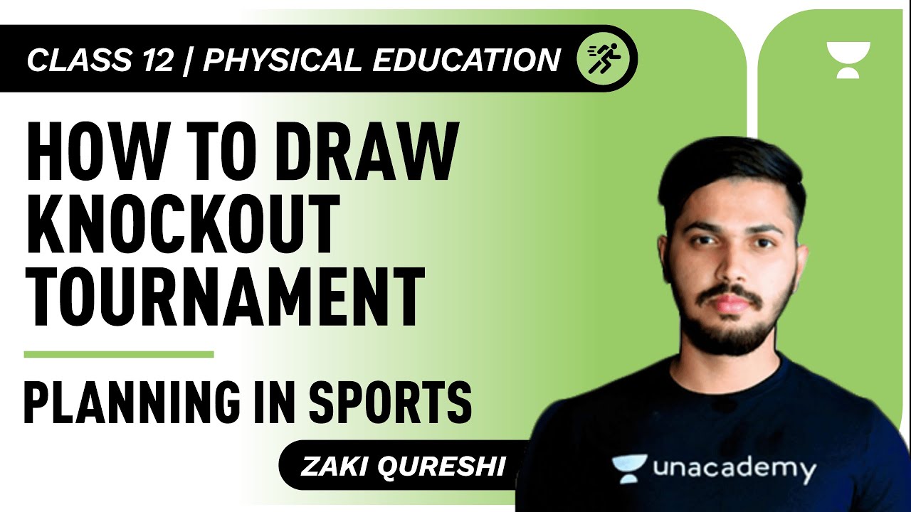 How to Draw Knockout Tournament | Planning in Sports | Physical ...