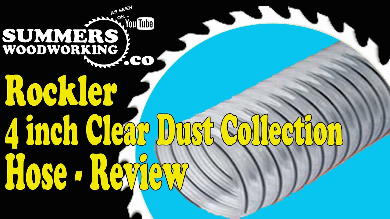 Rockler 4 Inch Diameter Clear Flexible Dust Collection Hose Review ...