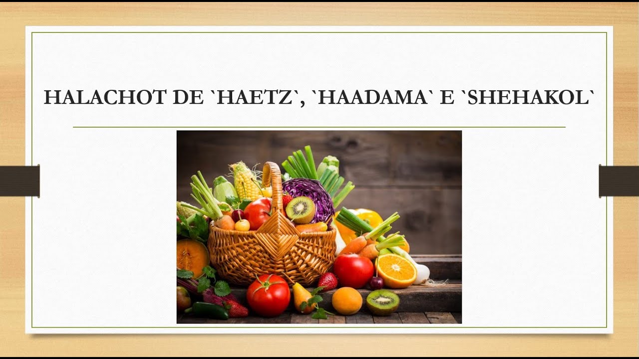 Leis de Haetz, Haadama e Shehakol - Capítulo 52, Halachot 16-18. Kitzur ...