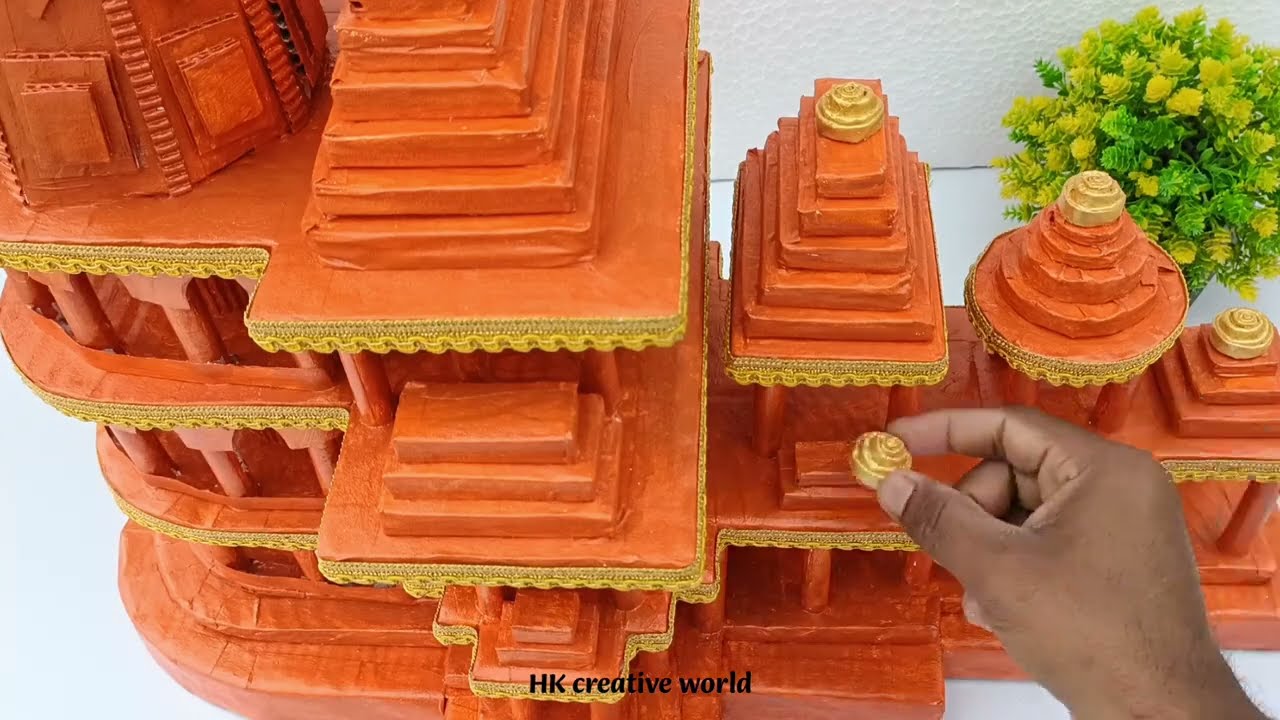 🛕Ram Mandir Ka Model Banana Ka Sabse Aasan Tarika | Ram Mandir Model ...