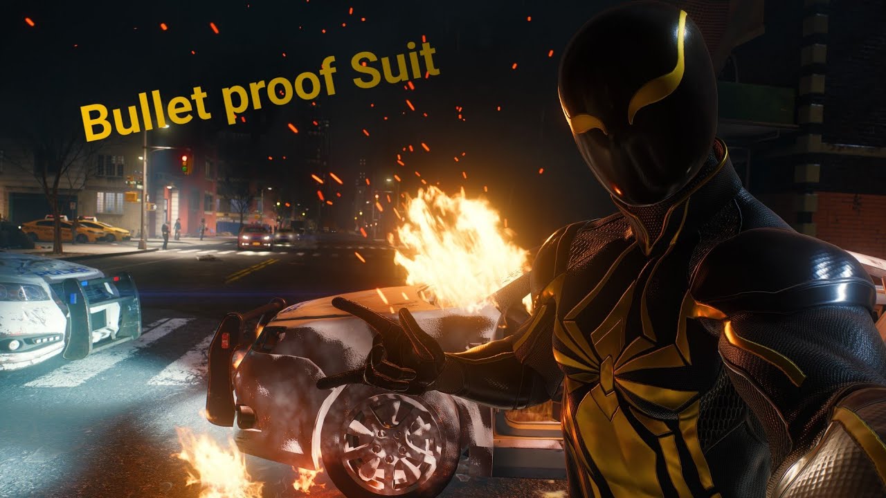 Bulletproof Suit Combat Showcase | Crime Activities | Spider-Man ...