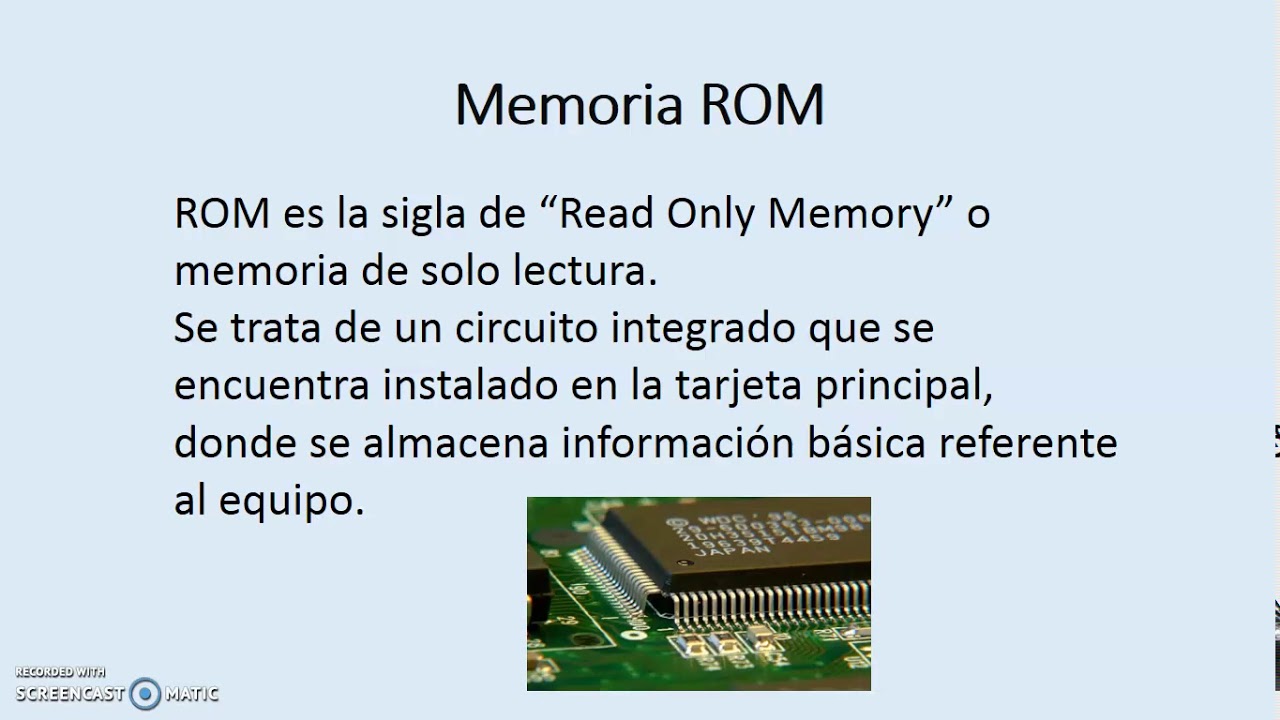 Tipos De Memoria