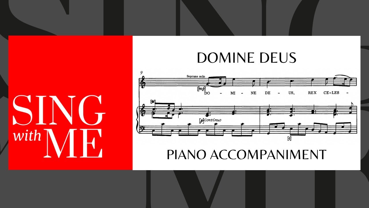 Domine Deus - Accompaniment - Vivaldi - YouTube