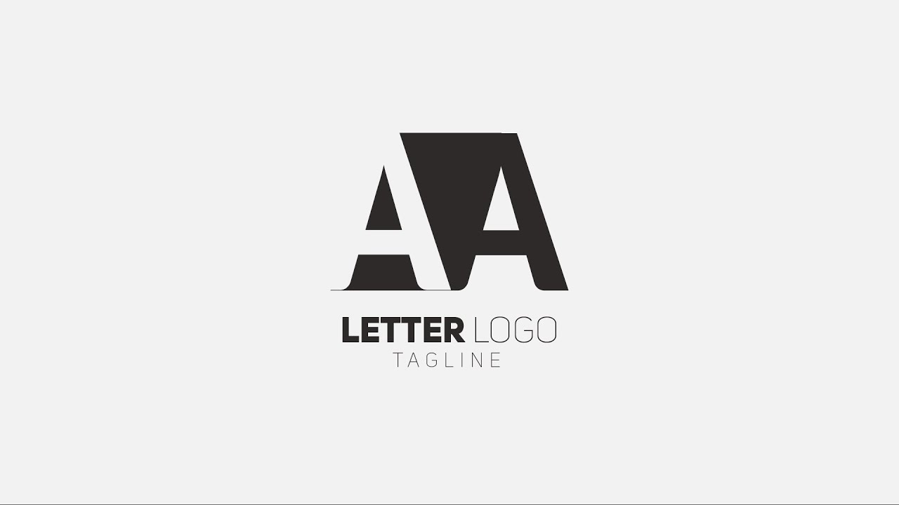 Aa Brand Logo Free AA Letter Mark Logo Design Vector