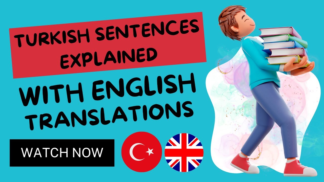 Turkish Sentence Structures with English Translations (Part30) - YouTube