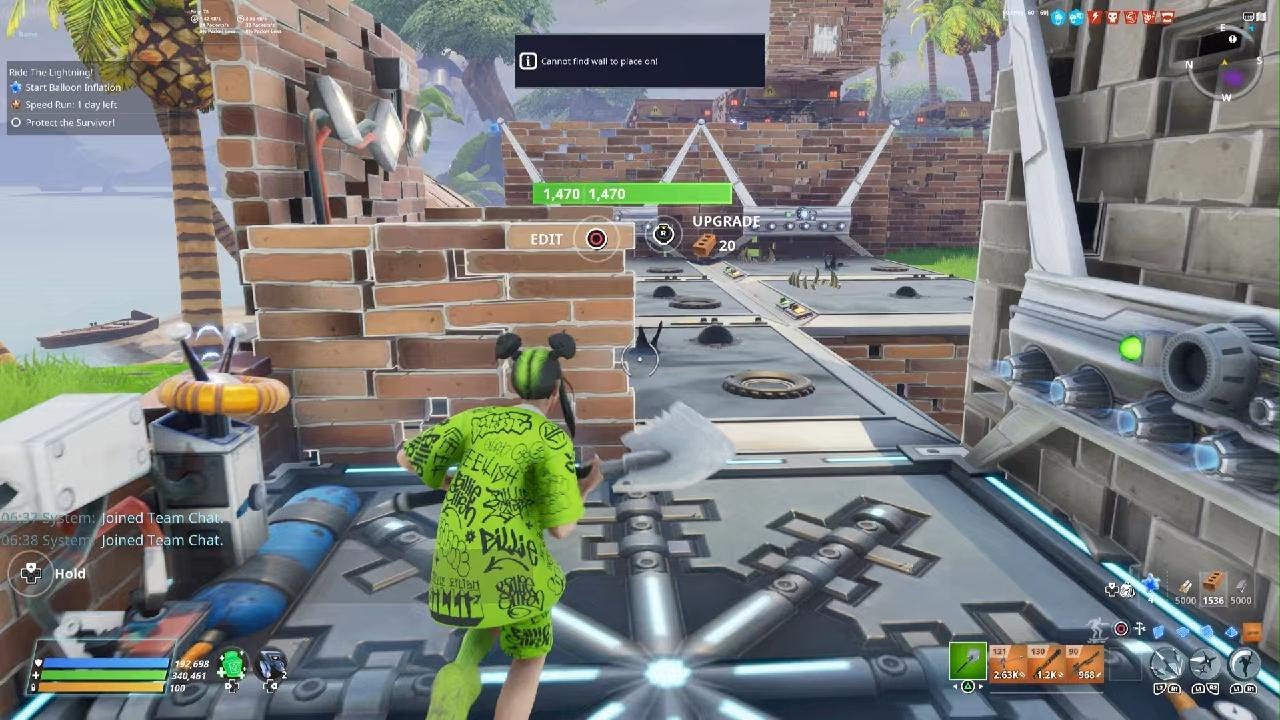 Fortnite STW venture 140 x4 RTL as a ninja - YouTube