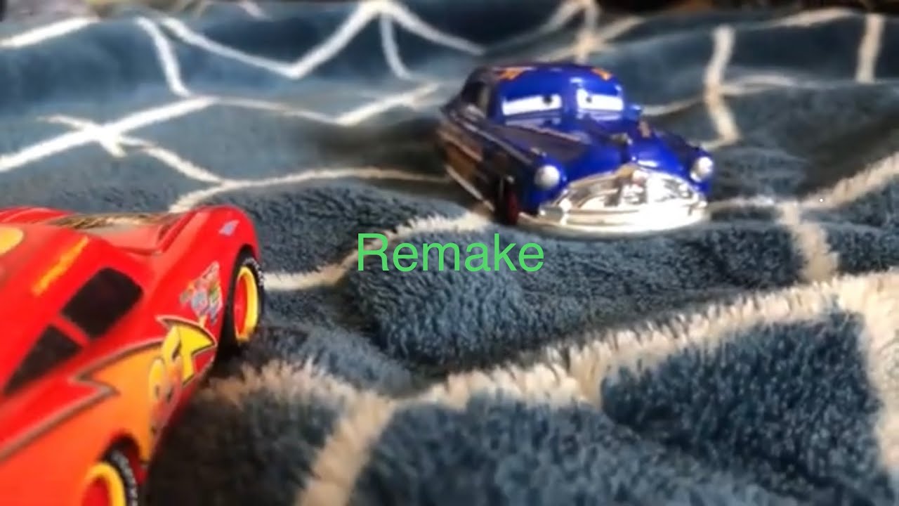 Cars Doc races again scene remake - YouTube