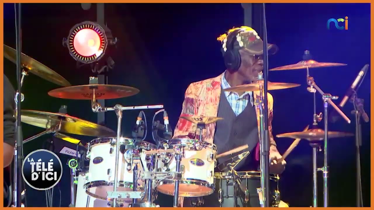 Paco Sery, Batteur en prestation dans la Télé d'Ici - YouTube