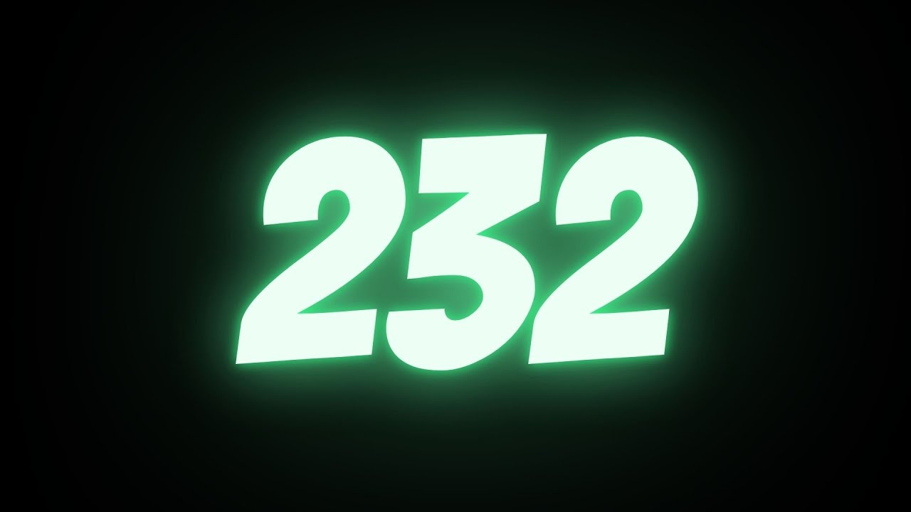 232 Seconds Countdown with Every Second Beeps | [03:52] 232s Timer Alarm Loud Noise When Ends ...