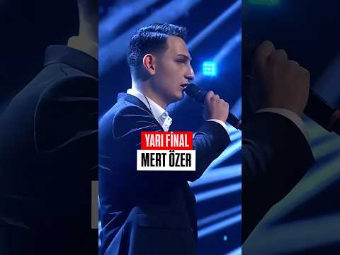 O Ses Türkiye 2025 yarı finallerde Mert Özer , Someone Like You  şarkısı ile finale yükseldi
