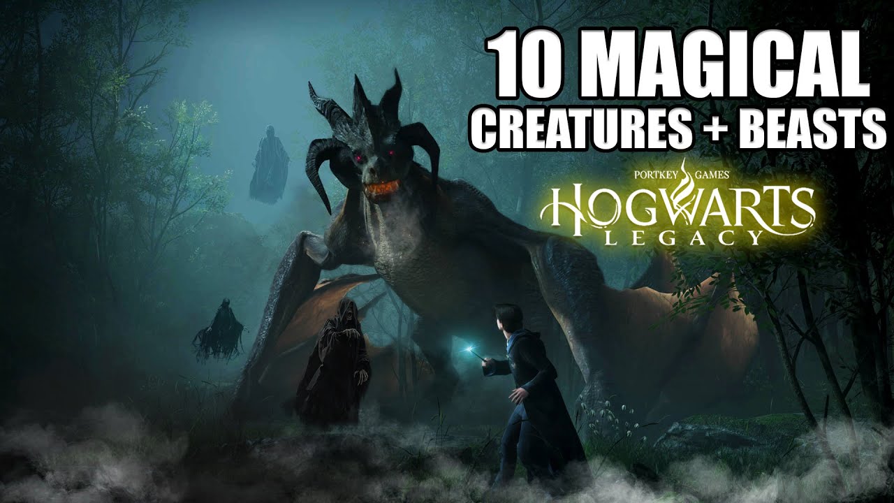 10 Magical Creatures And Beasts We Will Find In Hogwarts Legacy - YouTube