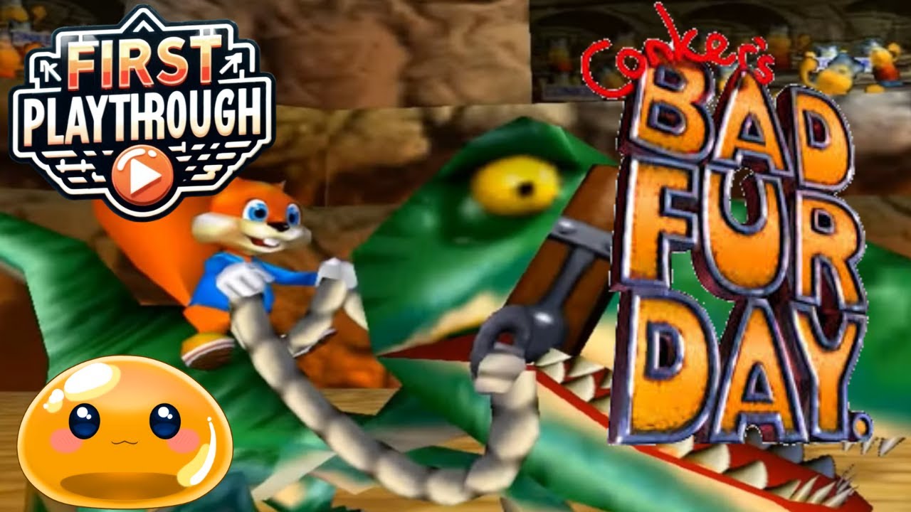 【Conker's Bad Fur Day】My First-Ever Playthrough of the N64 Cult Classic ...