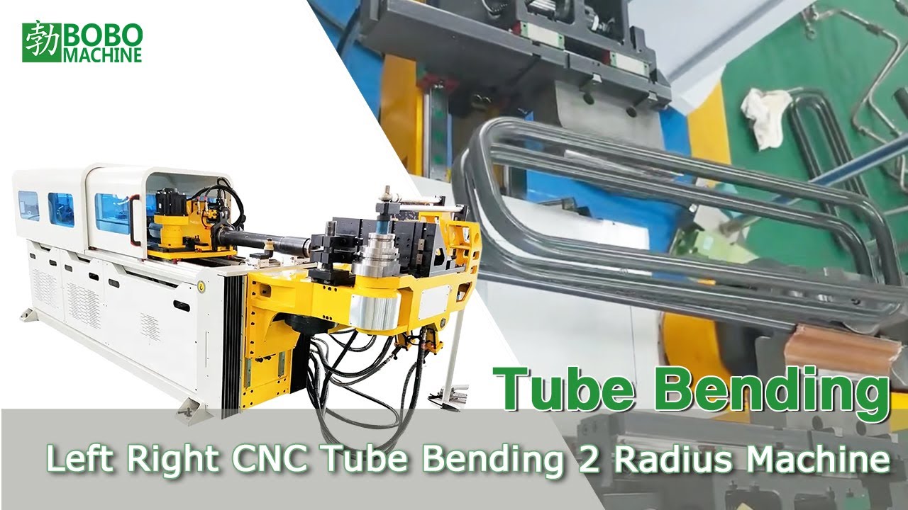 Left Right CNC Tube Bending 2 Radius Machine - YouTube