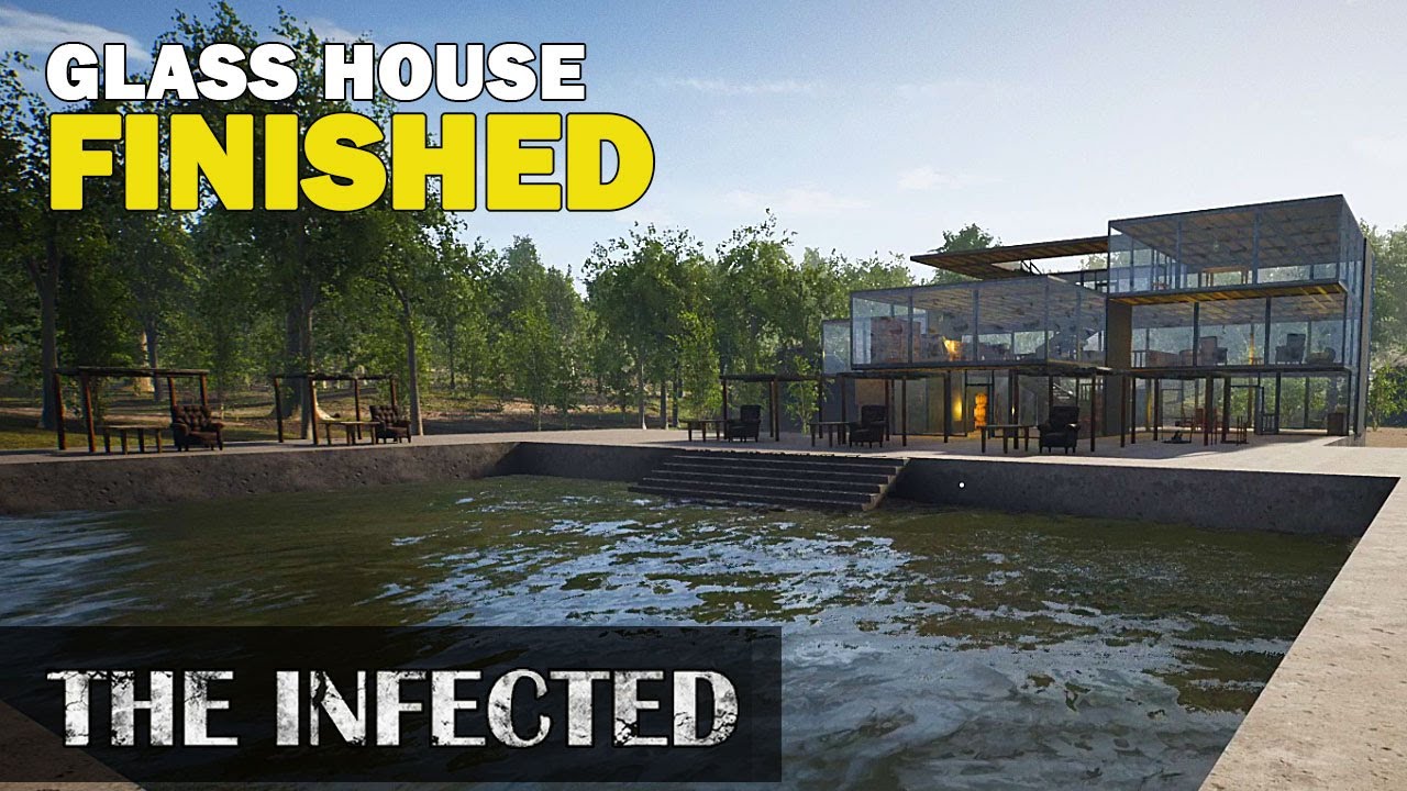 MODERN HOUSE with Pool | Base Building | The Infected Gameplay | S3 ...