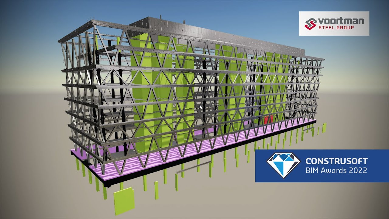 💎 Voortman Steel Construction - The Joan | Projectvideo | Construsoft BIM Awards 2022 - YouTube